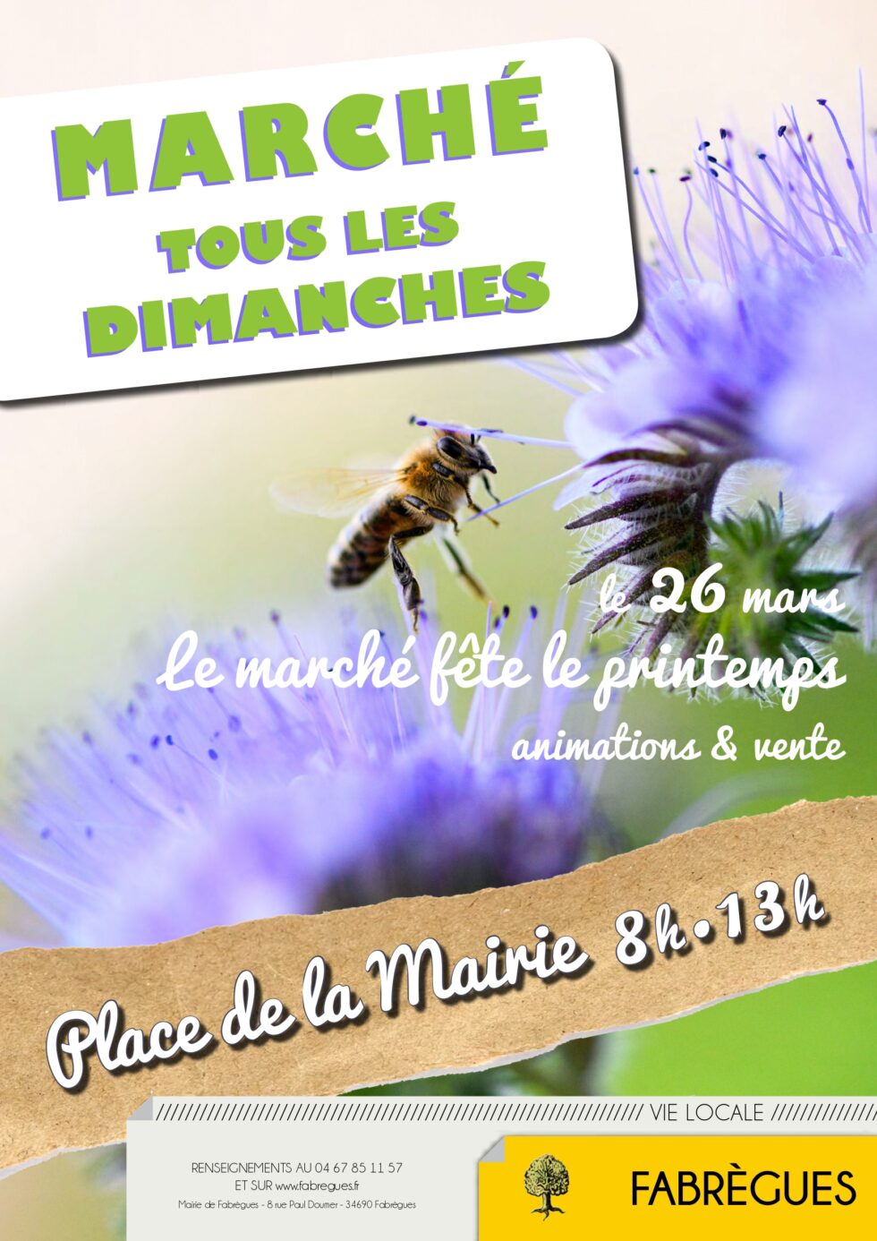 Dimanche 26 mars, le marché fête l’arrivée du printemps ! - Ville de ...